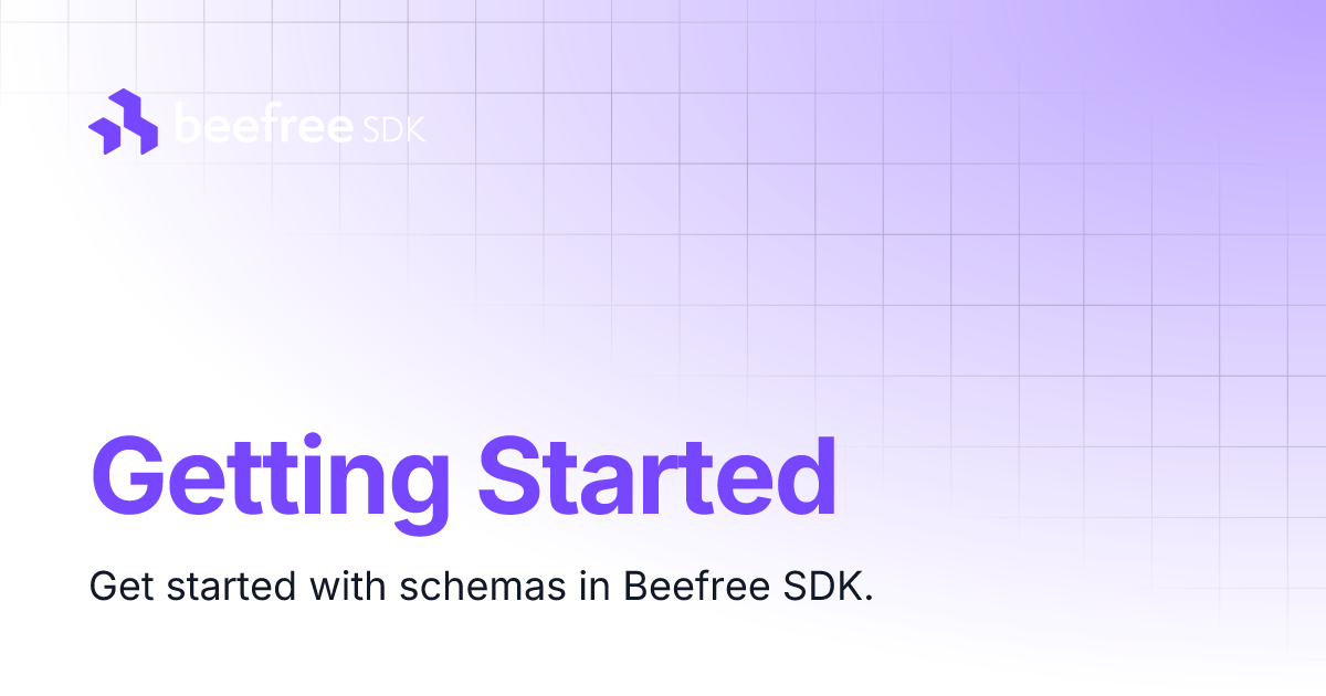 Getting Started | Beefree SDK